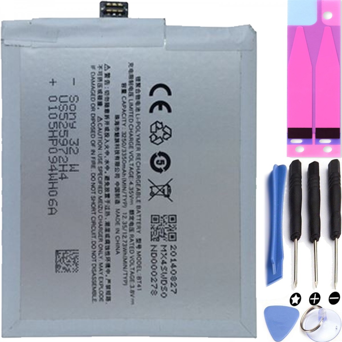 Battery For Meizu MX4 Pro , Part Number: BT41