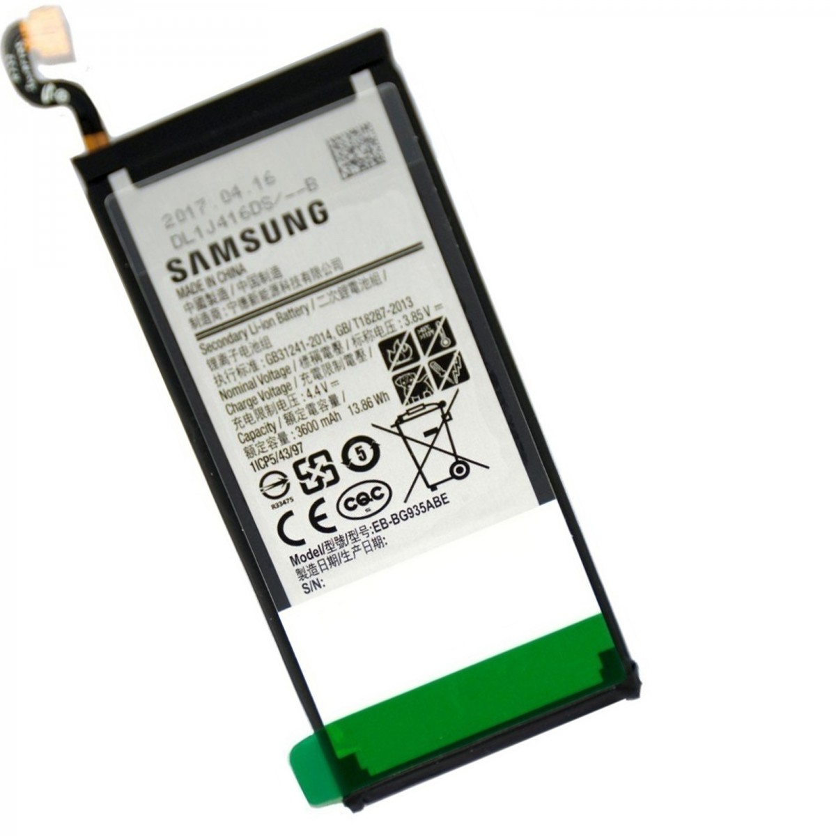 Genuine Battery for Samsung Galaxy S7 Edge , Recovered , Minimum ...