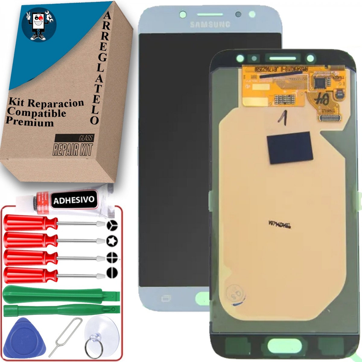 Repair your Samsung Galaxy J7 2017 screen with the Arreglatelo Blue TFT ...