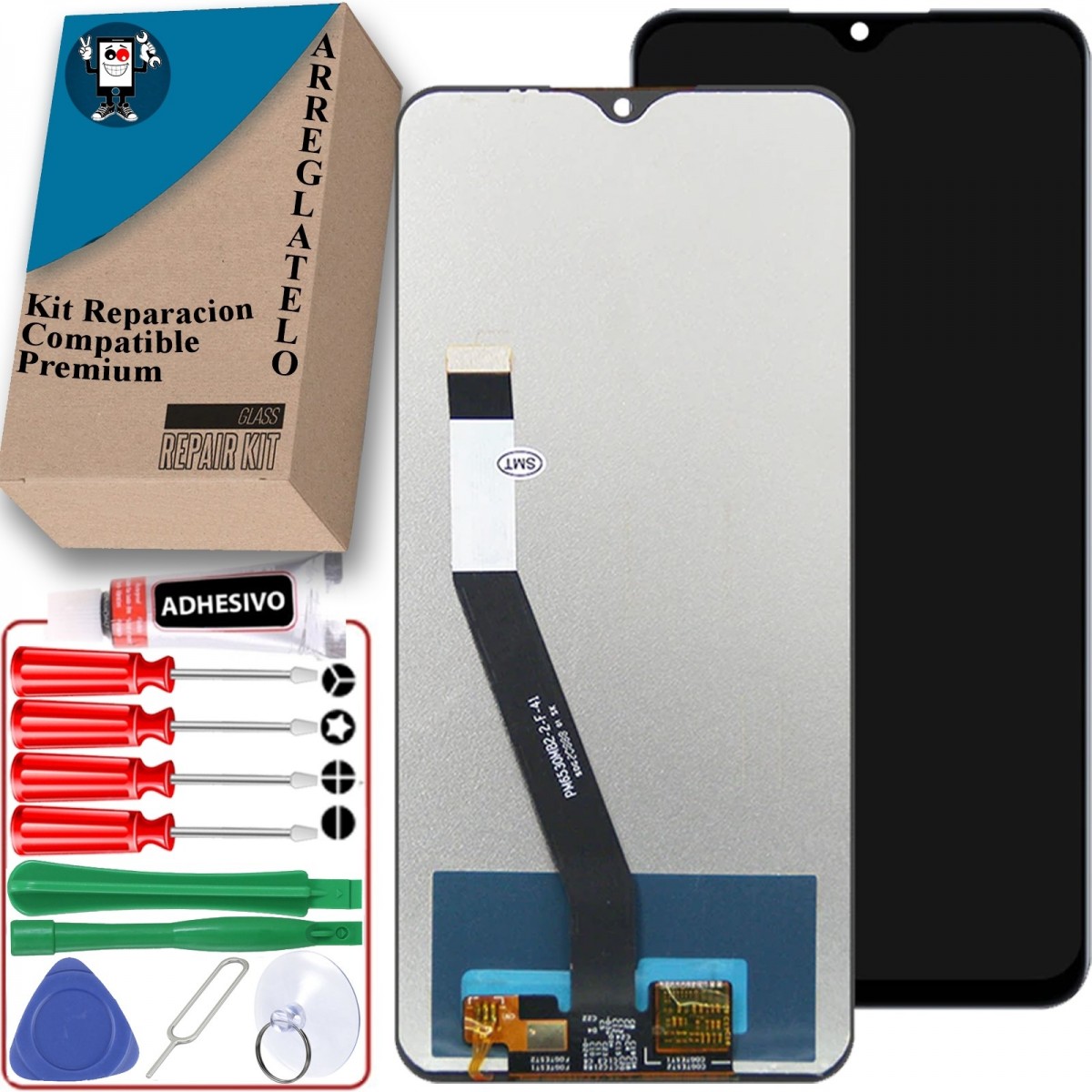 Pantalla Xiaomi Redmi 9, Negra, Completa y Original