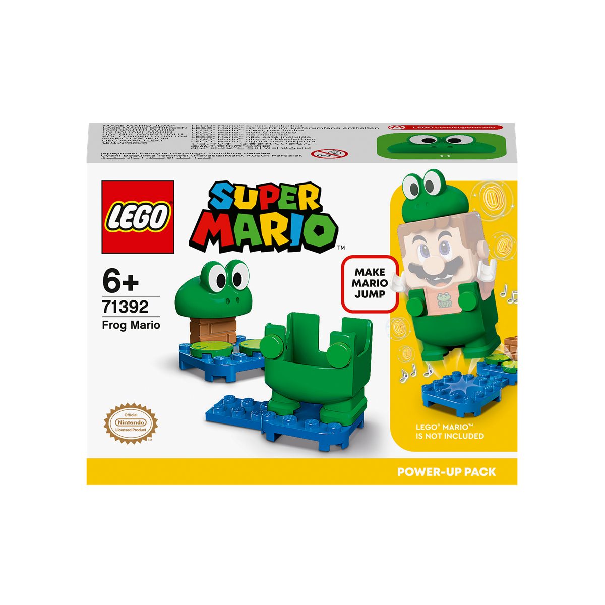 Leap into Action with LEGO Super Mario - Frog Mario Power-Up Pack!