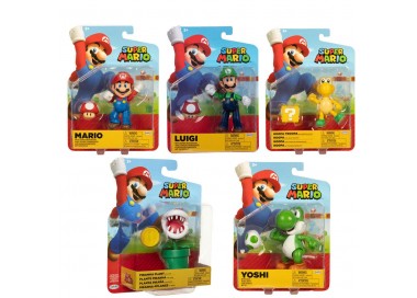 Figura Super Mario Wave 29 Super Mario Bros 10Cm Surtido 6 U
